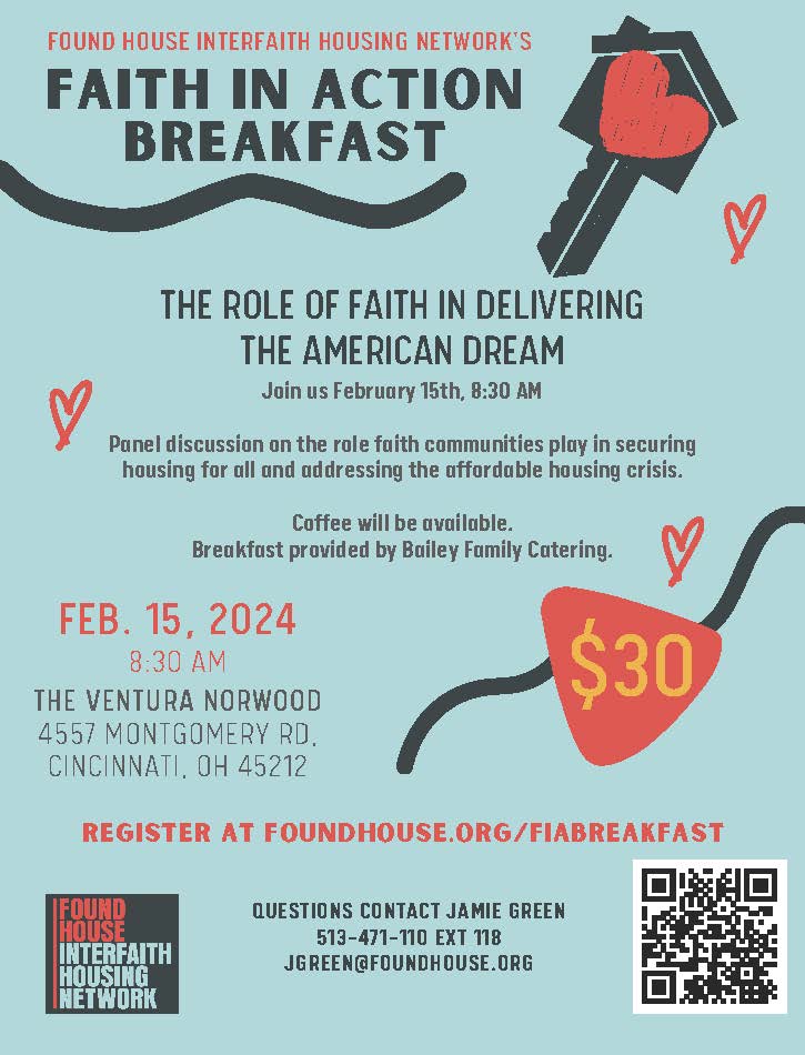 Faith In Action Breakfast - Found House